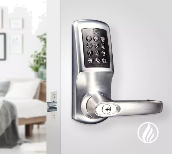 CODELOCKS CL5510 ELECTRONIC Bluetooth LowEnergy Latch B/Steel,Fire Kit - Perfect2Trade