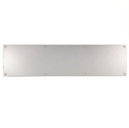 Eurospec Kick Plates (Multiple Sizes), Satin Stainless Steel - Satin ...